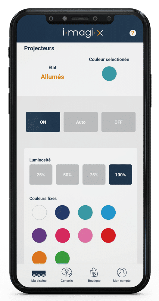 Application iMAGI-X Piscine connectée – Magiline